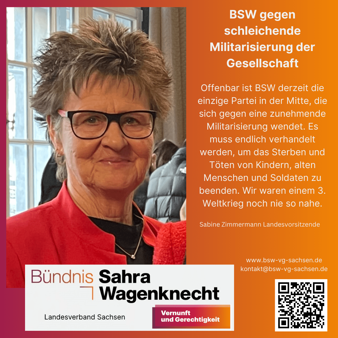 Aktuelles - BSW - Vernunft und Gerechtigkeit - Landesverband Sachsen