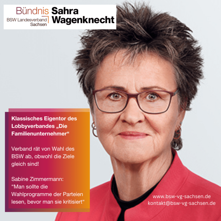 BSW - Vernunft und Gerechtigkeit - Landesverband Sachsen